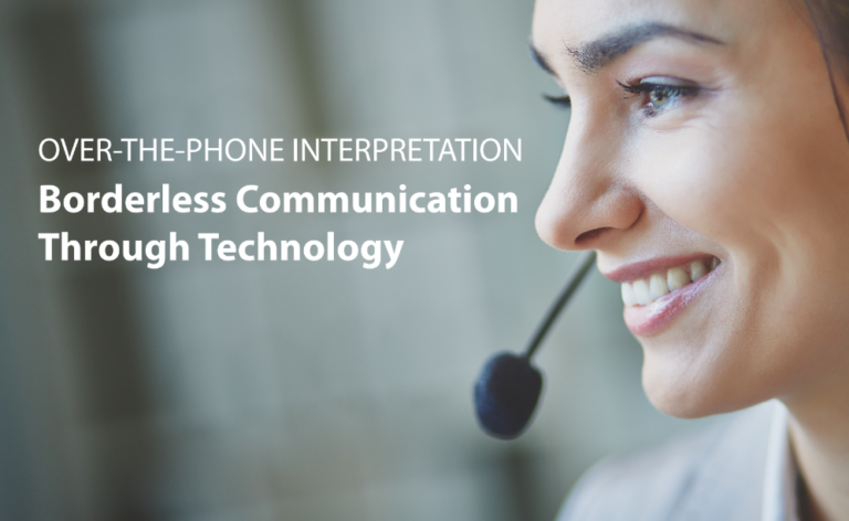 Over-The-Phone Interpretation Services - Interpretation Services ...